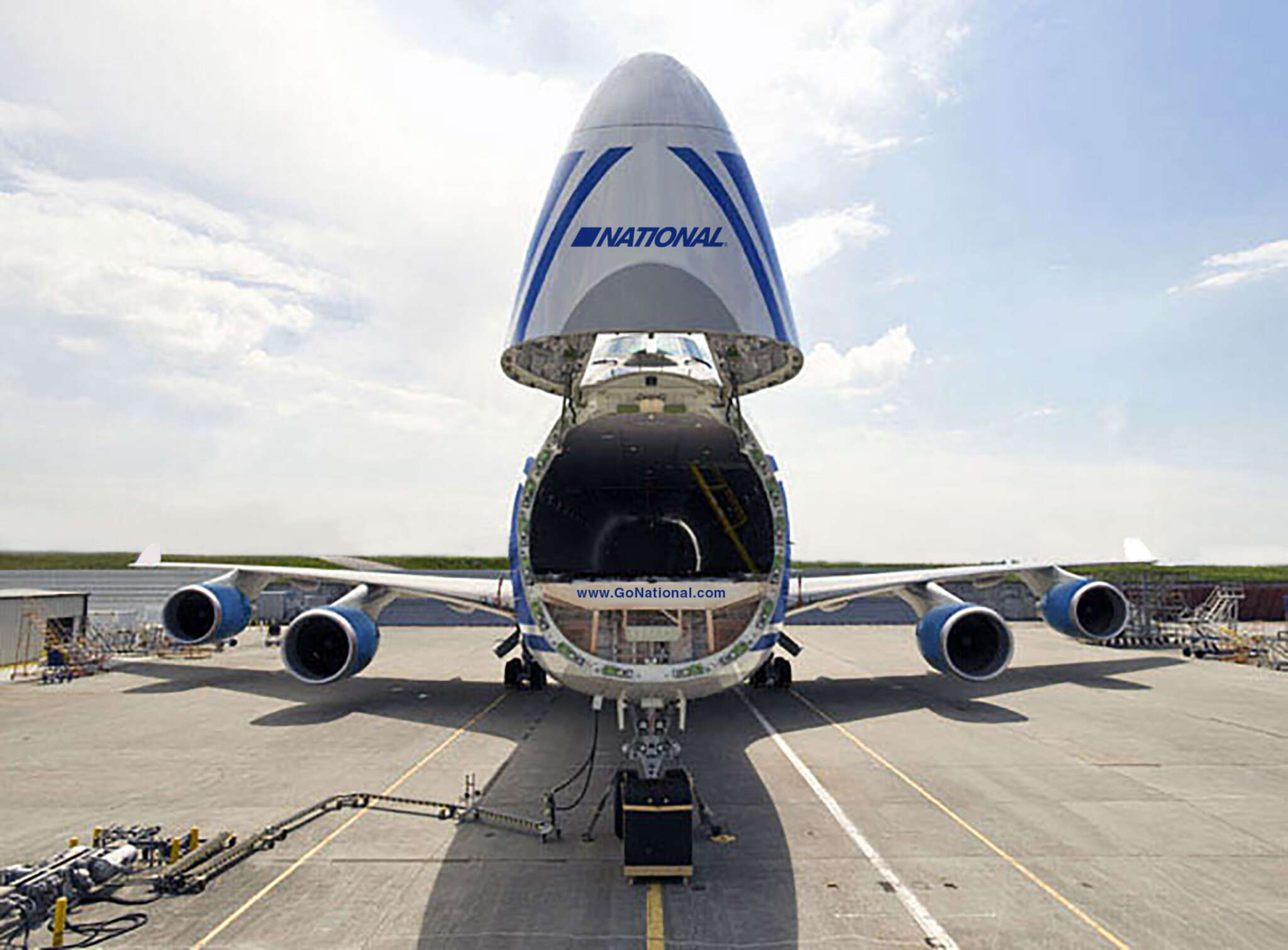Freighter Loading B747-400 – CanSky Aviation